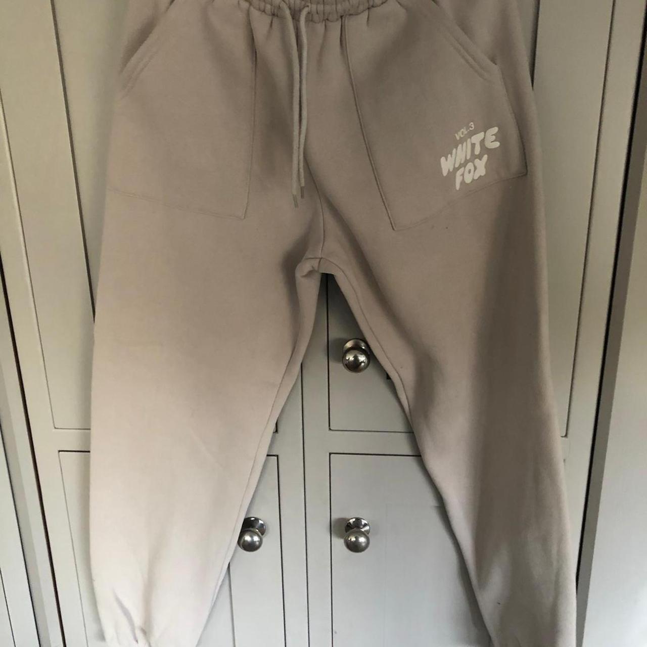 Offstage Moon White Fox Sweatpants/Joggers in size... | Depop