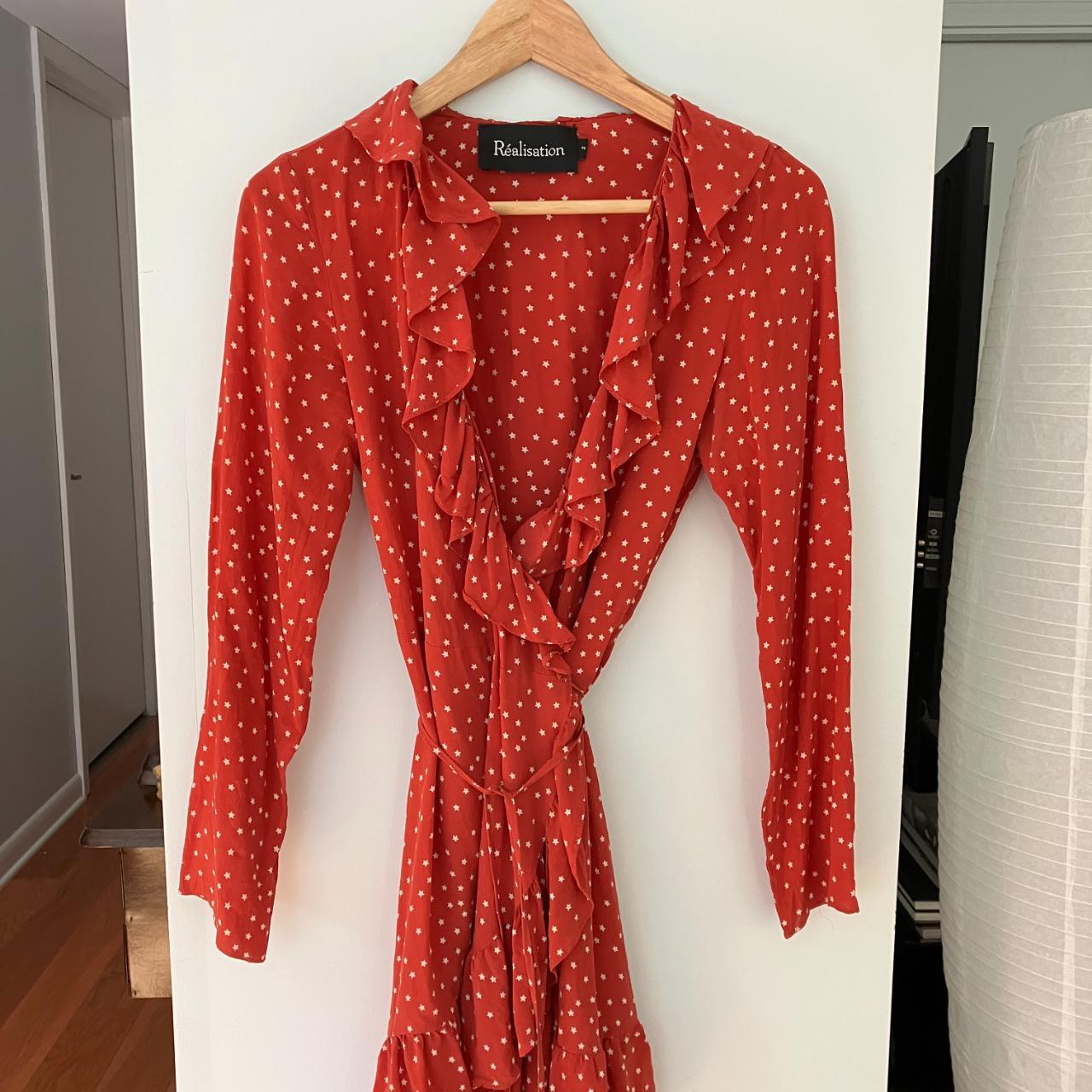 realisation par alexandra wrap dress size medium... - Depop