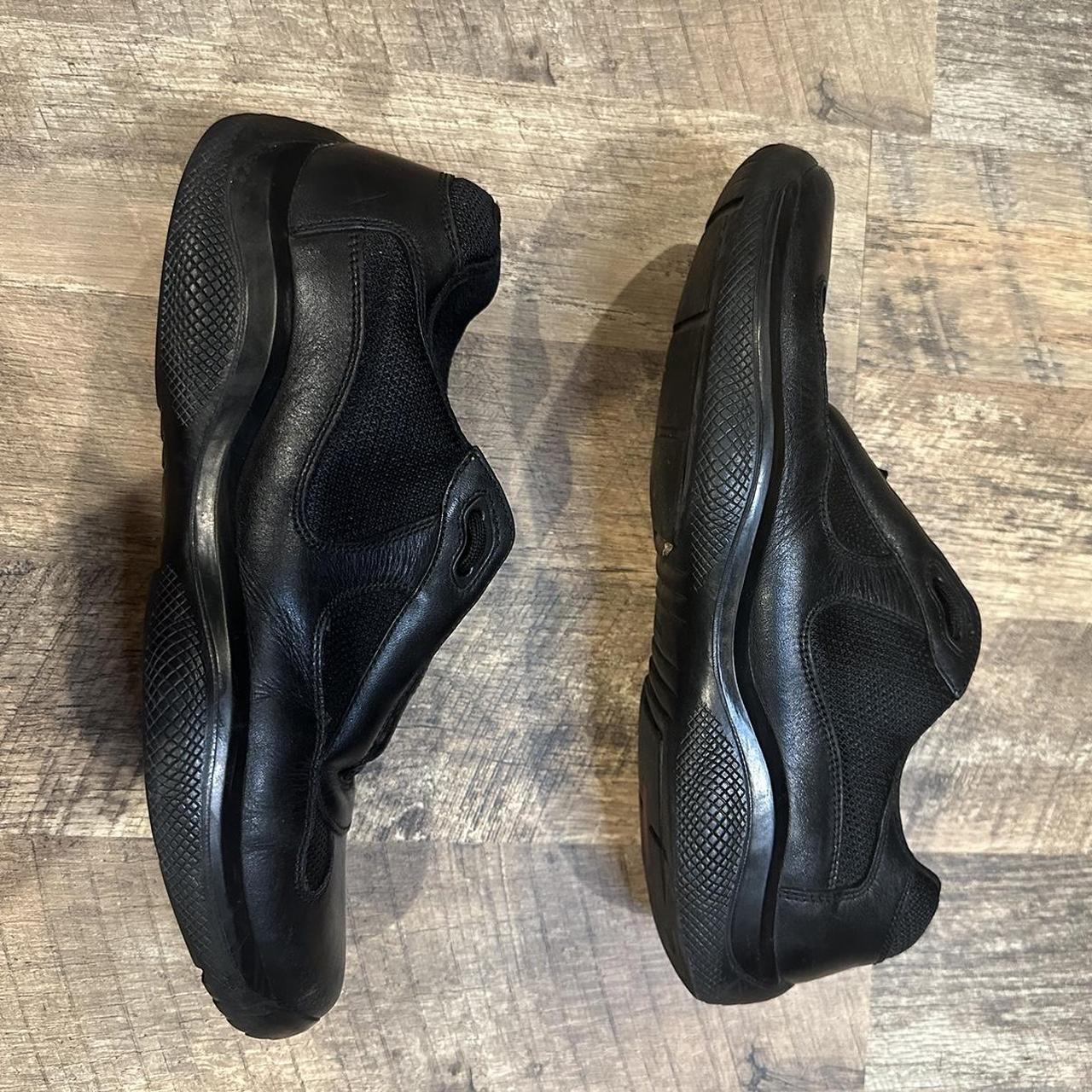 Prada America’s Cup All Black Sneakers Designer... - Depop
