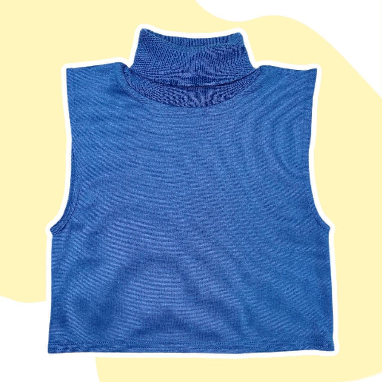 Outbrook vintage y2k sleeveless turtleneck crop... - Depop