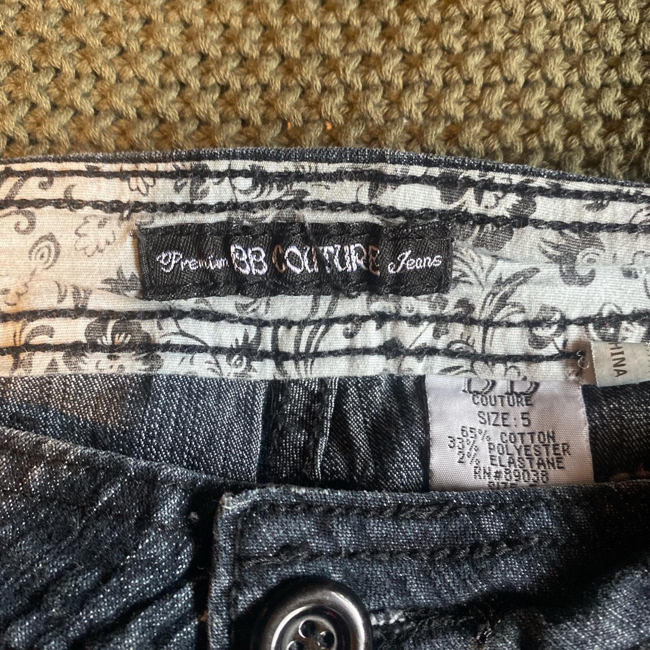 Vintage BB Couture Low waisted skinny jeans w... - Depop