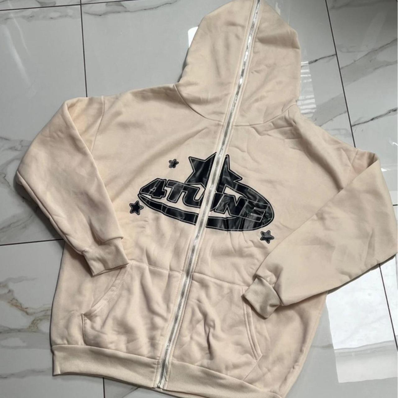 4-Tune zip hoodie - Depop