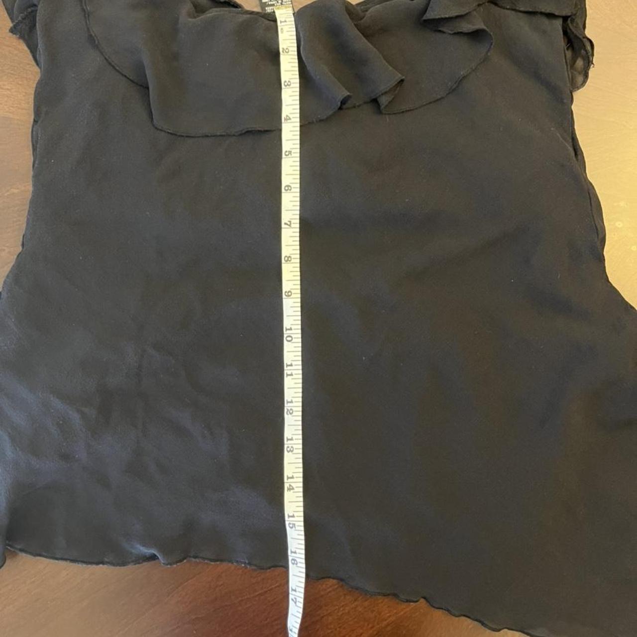 Rampage ruffle top💋🖤 super cute black ruffle top... - Depop