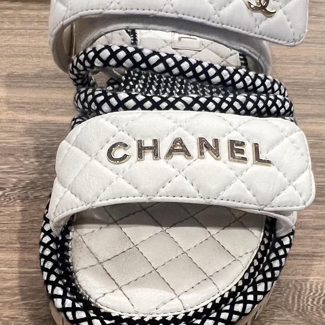 Authentic Chanel Slides Great Condition Size... - Depop
