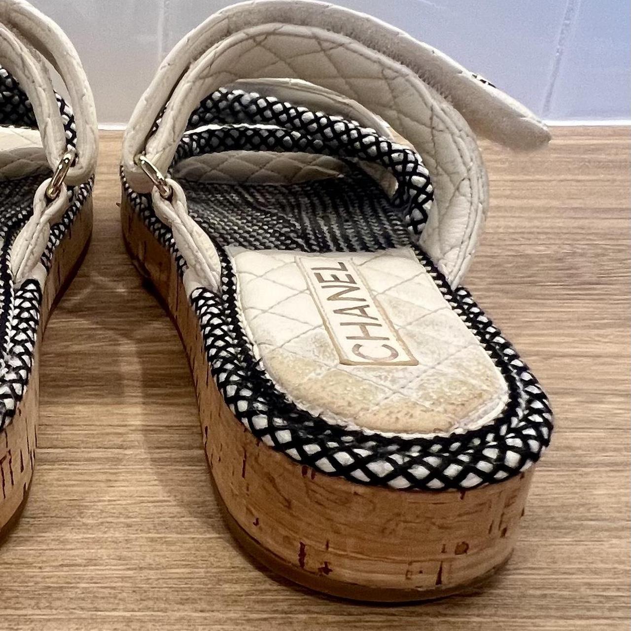 Authentic Chanel Slides Great Condition Size... - Depop