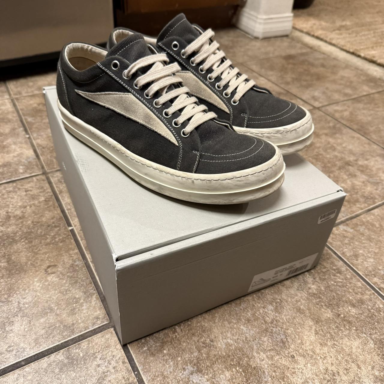 Rick Owens Vintage Sneaks “Vans” Dark Dust... | Depop