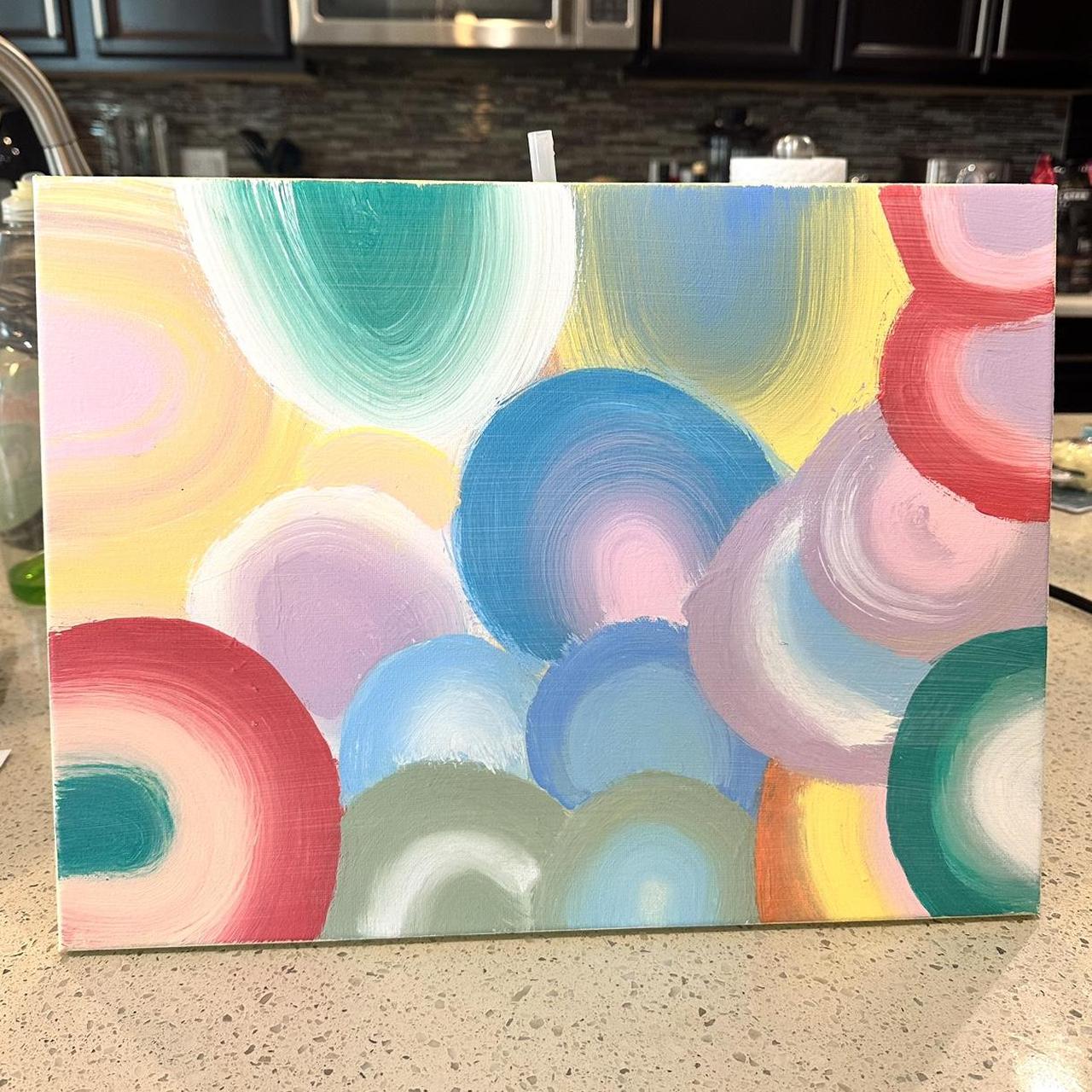 A cute lil painting I did! I love this but have no... - Depop