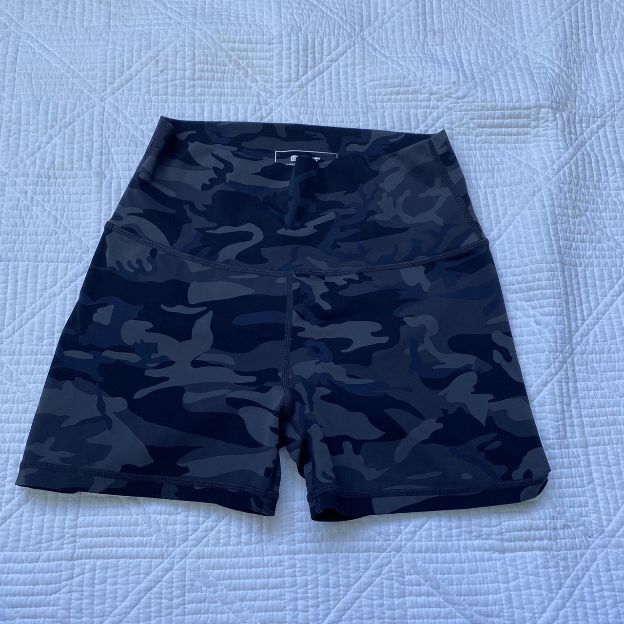 Echt patterned bike shorts Size M excellent... - Depop