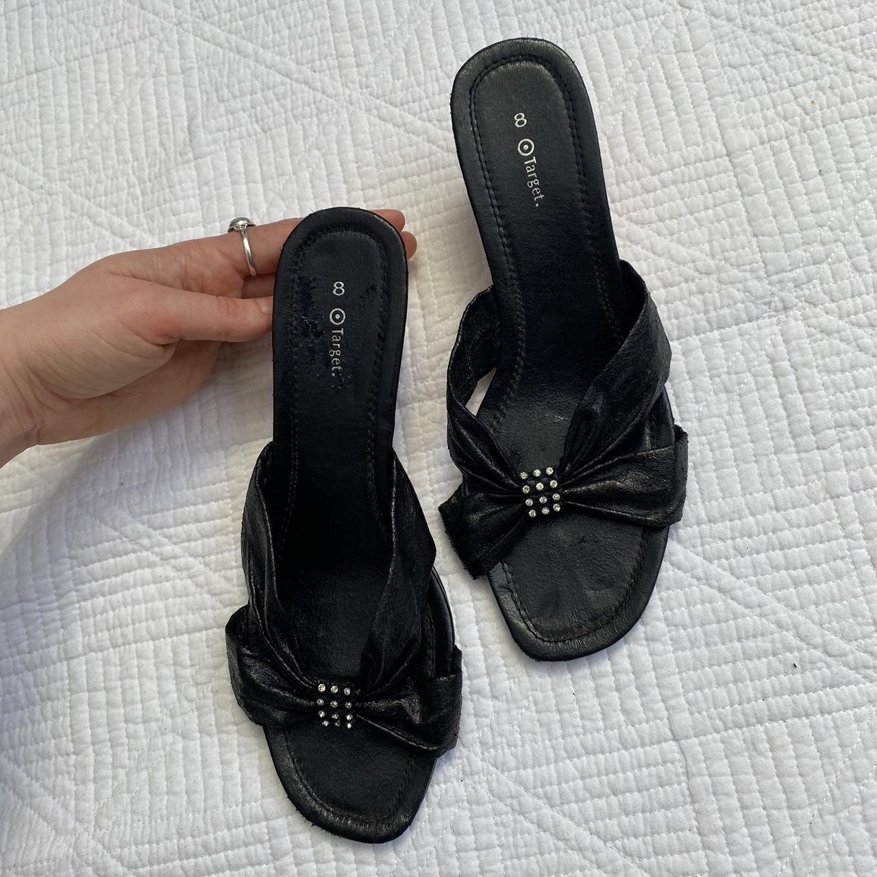 Y2K sandals ~ size AU8 ~ vintage target ~ wedge... - Depop