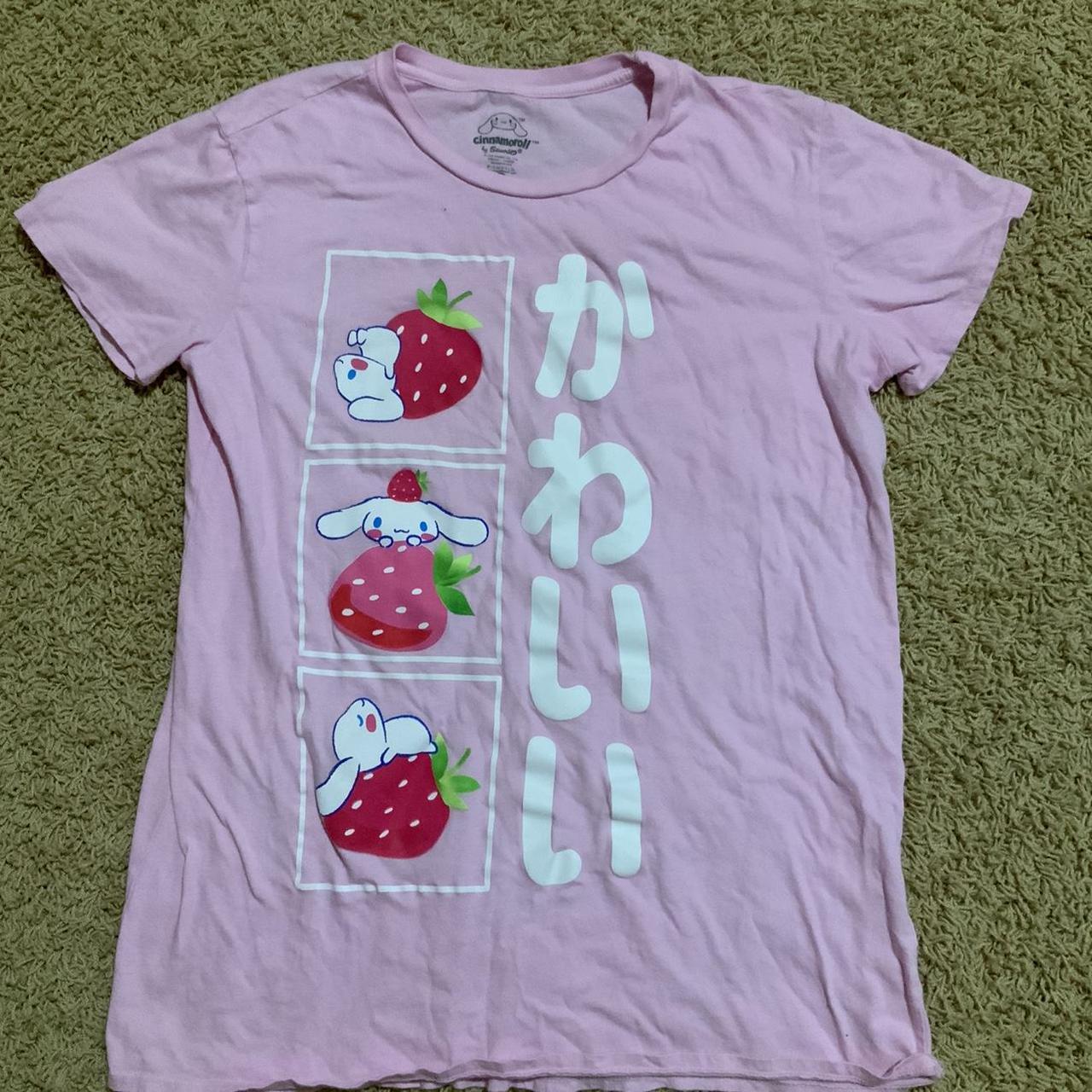 Hot topic cinnamoroll tshirt, never... - Depop