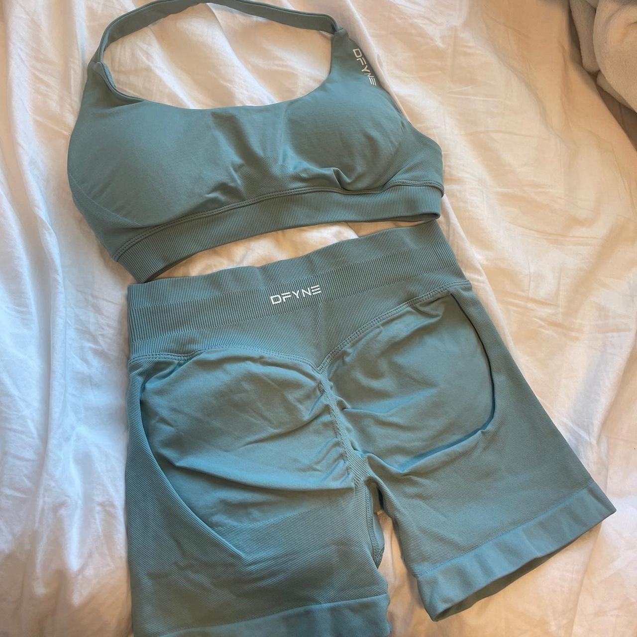 SOLD OUT Dfyne Set in a Blue/Green Color (last... - Depop