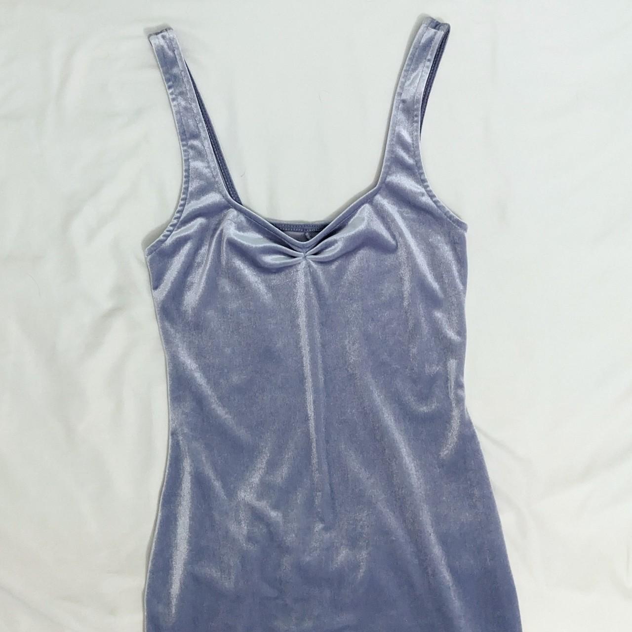 Periwinkle velvet UO dress 💜🩵 this is the dress... - Depop