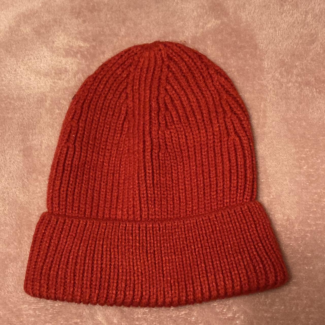 Red crochet beanie #red#beanie#cool#winter - Depop