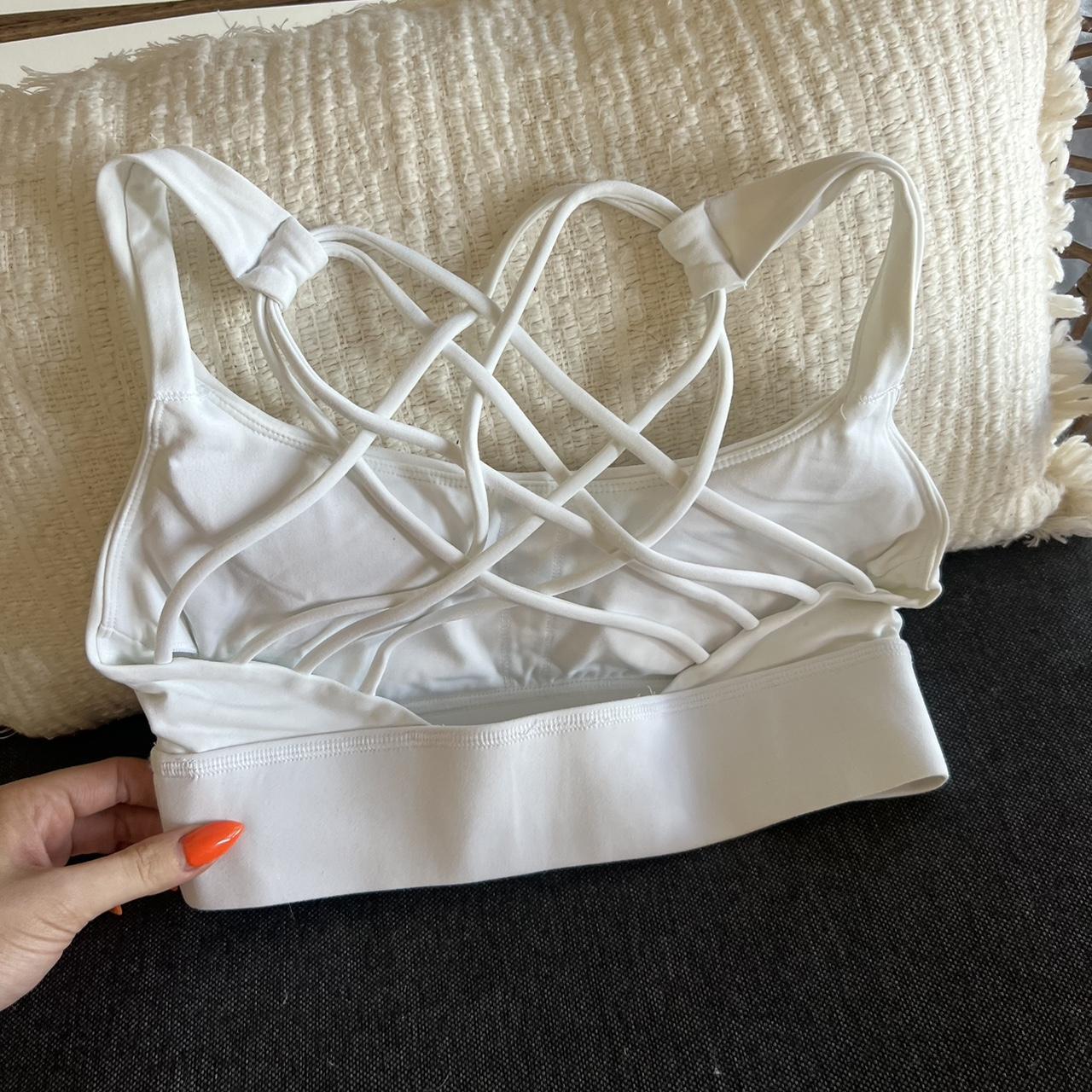 Rapid wear White bra Size S - Depop