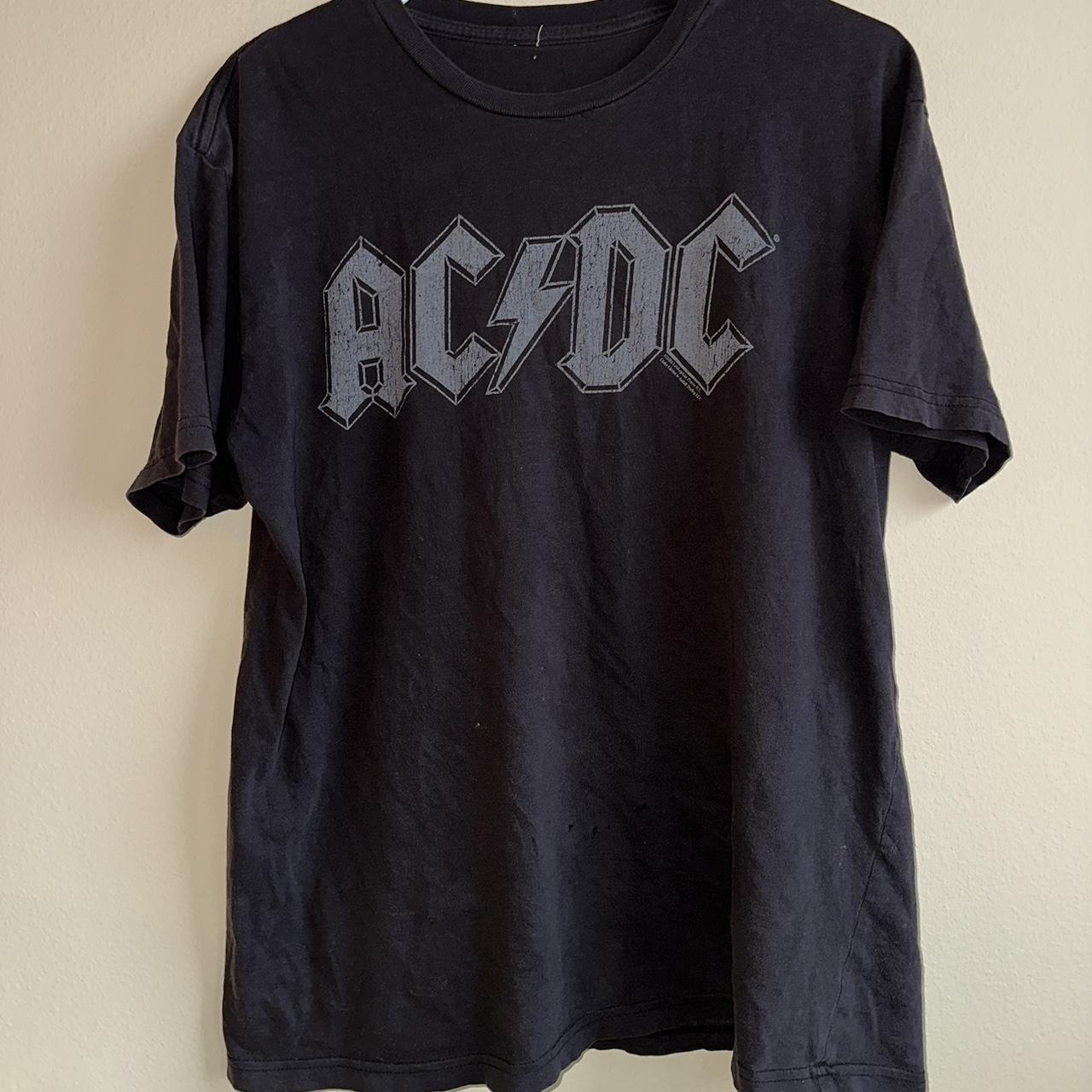 AC/DC band graphic tshirt -fits size small /medium... - Depop