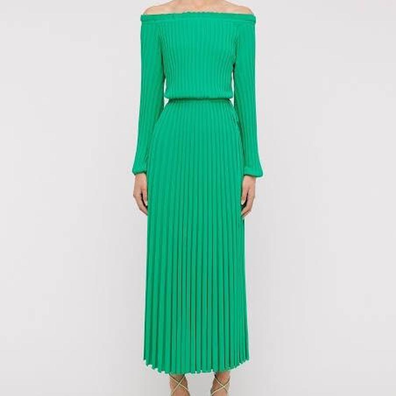 Scanlan Theodore Pleated Dress Size 6xs In The Depop