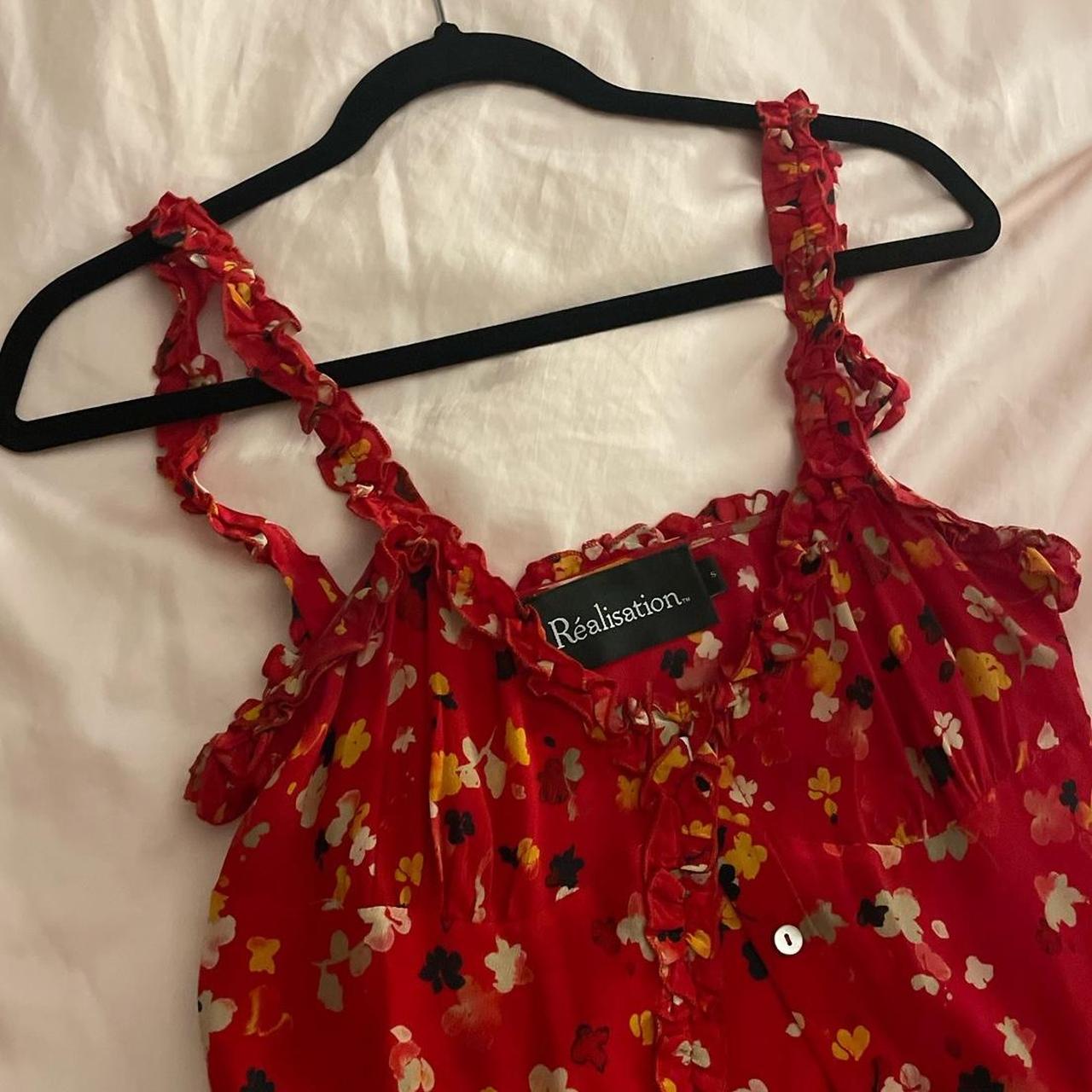 realisation par juliet dress in rouge fleur size... - Depop