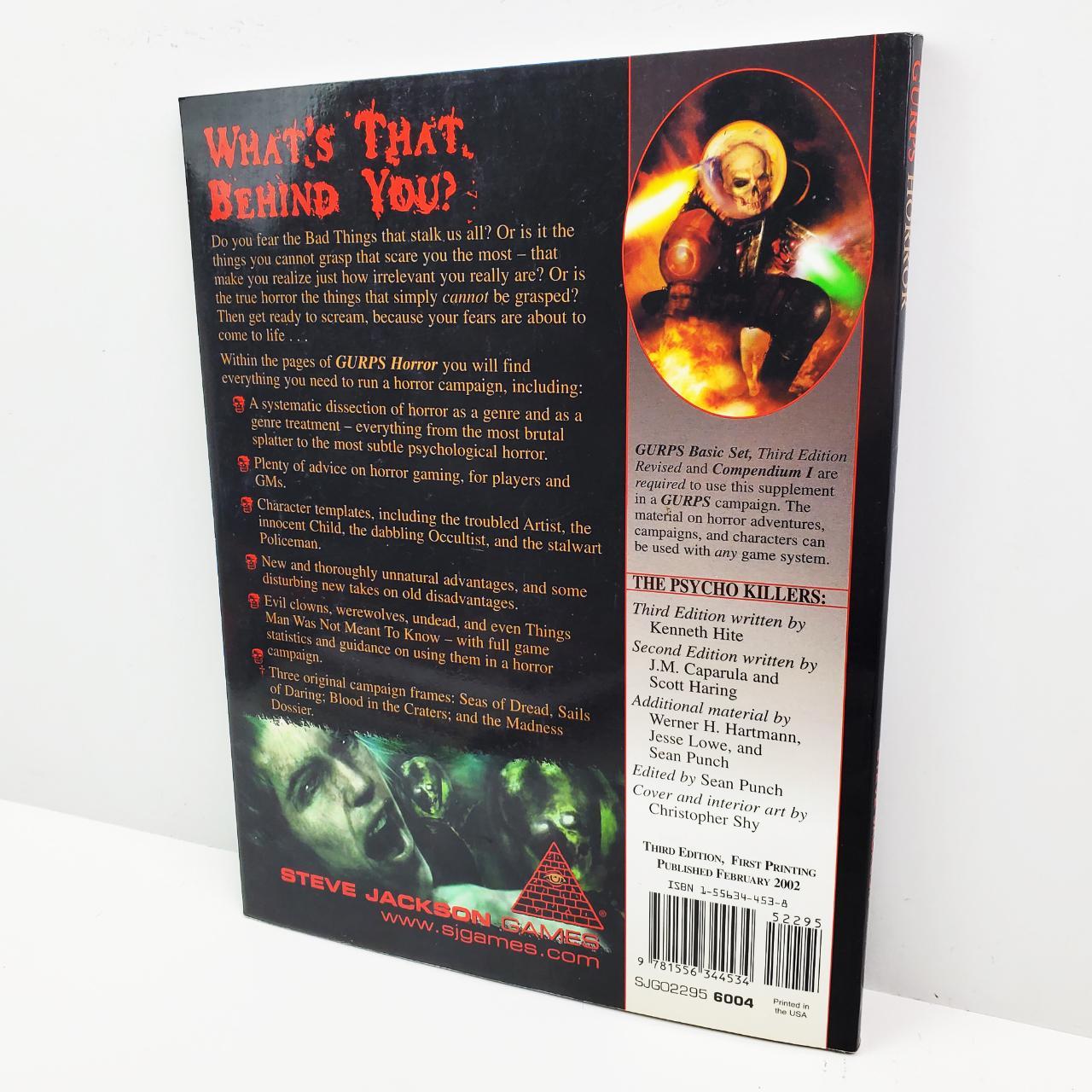 GURPS Horror RPG Book Third Edition Kenneth Hite... | Depop