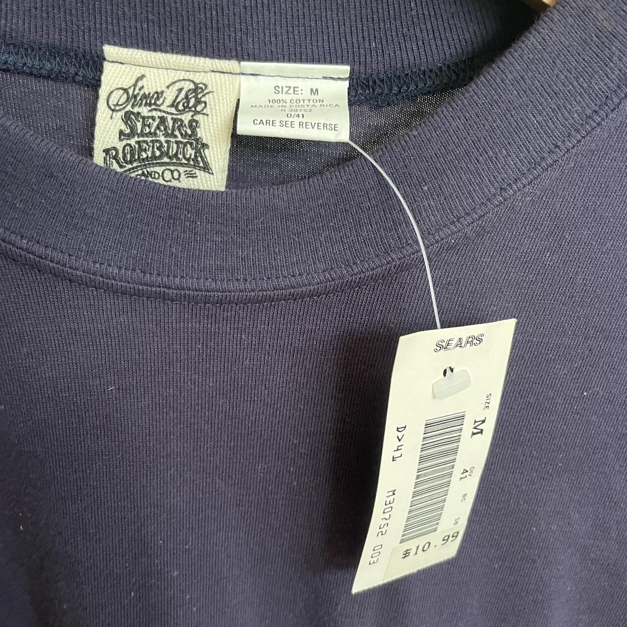 Sears Men's Navy T-shirt | Depop