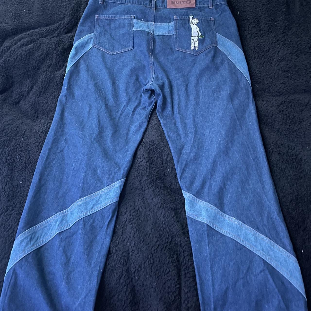 Evito men’s baggy jeans - great condition. Size XL - Depop