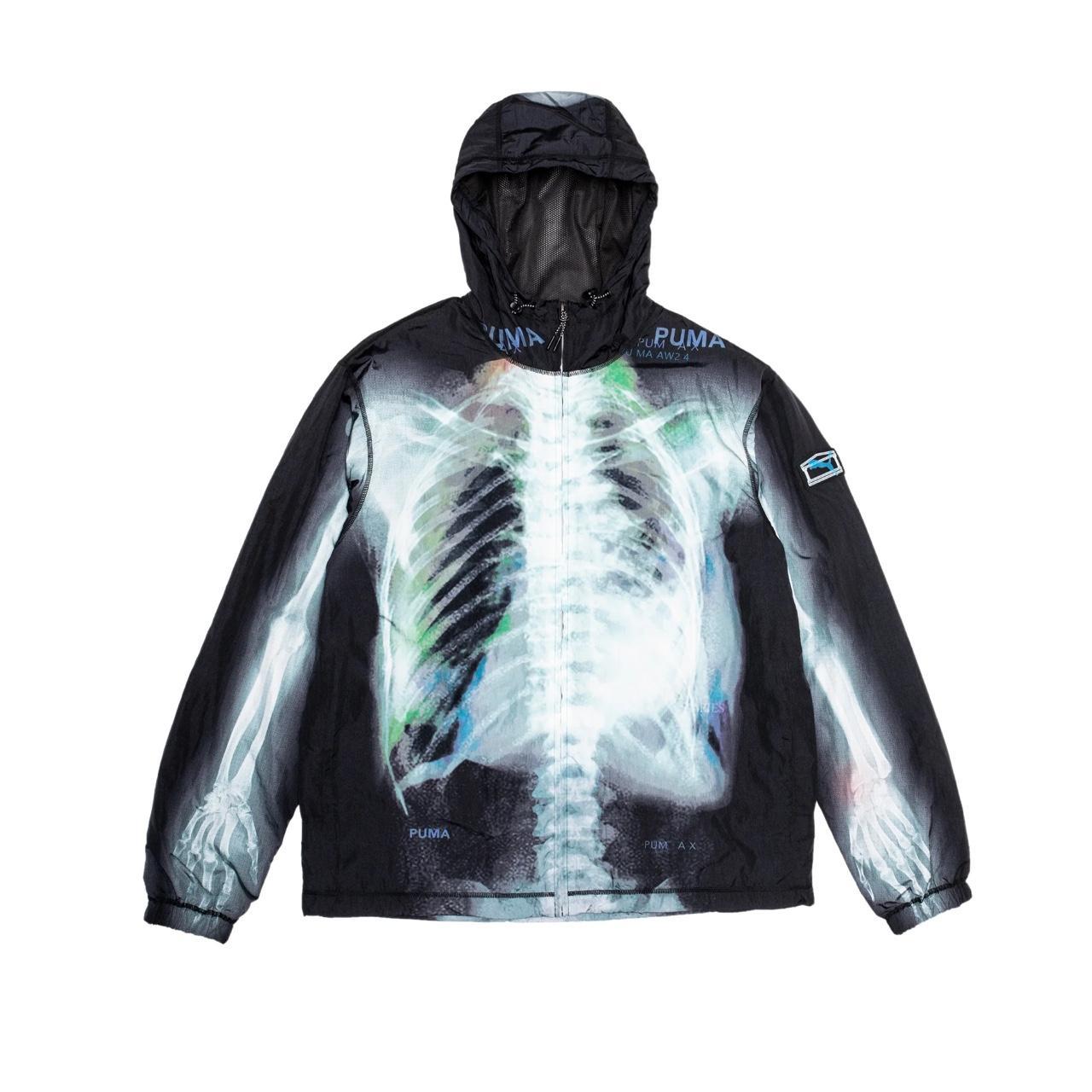 ARIES X PUMA lightweight x-ray skeleton jacket in... - Depop