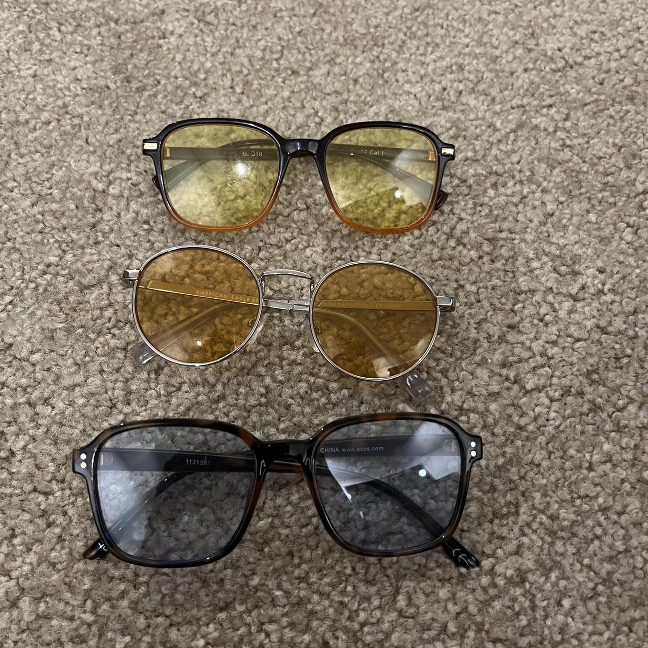 Three Pairs Of Tinted Glasses All In Great Depop
