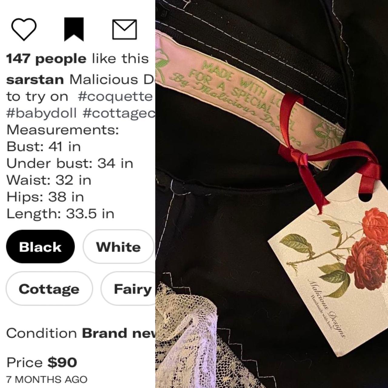 malicious designs // lace savannah dress only... - Depop