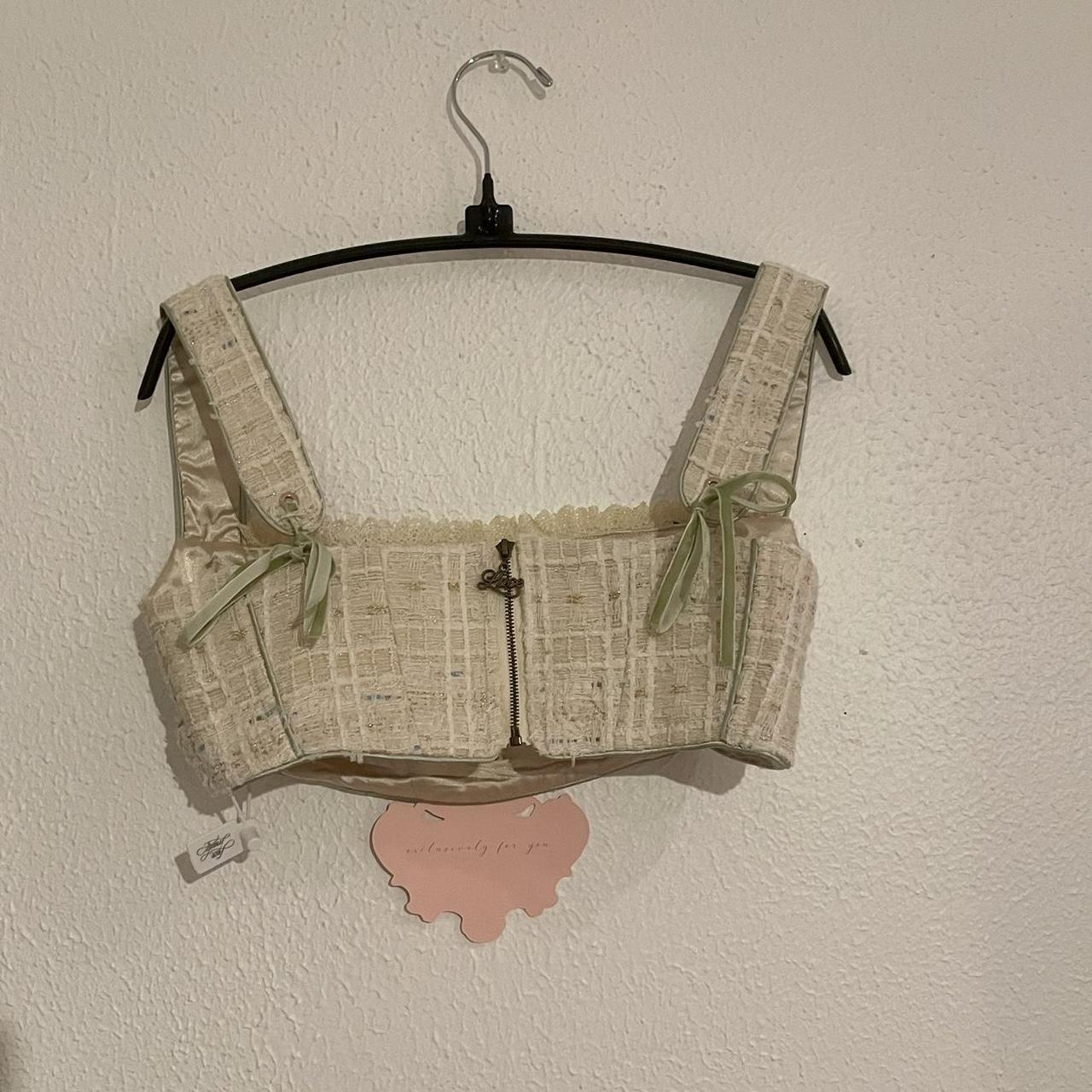 lacemade official miss tink corset top ♡ deadstock!!... - Depop