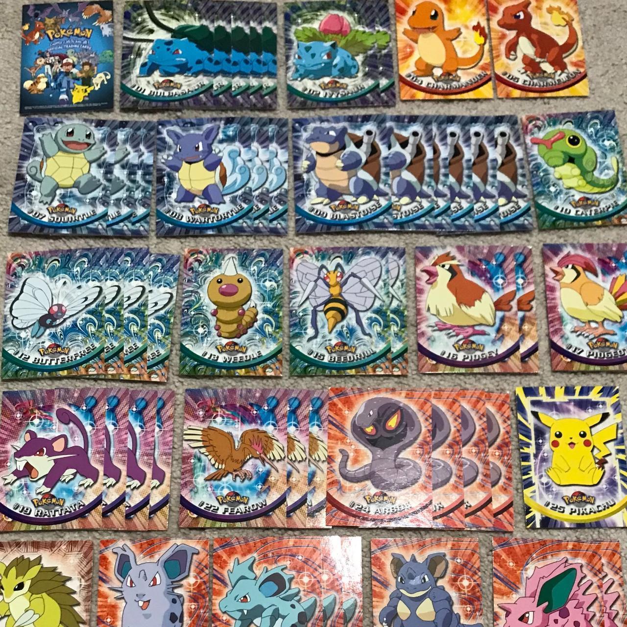 topps pokemon series 1 cards. note: price is per... - Depop