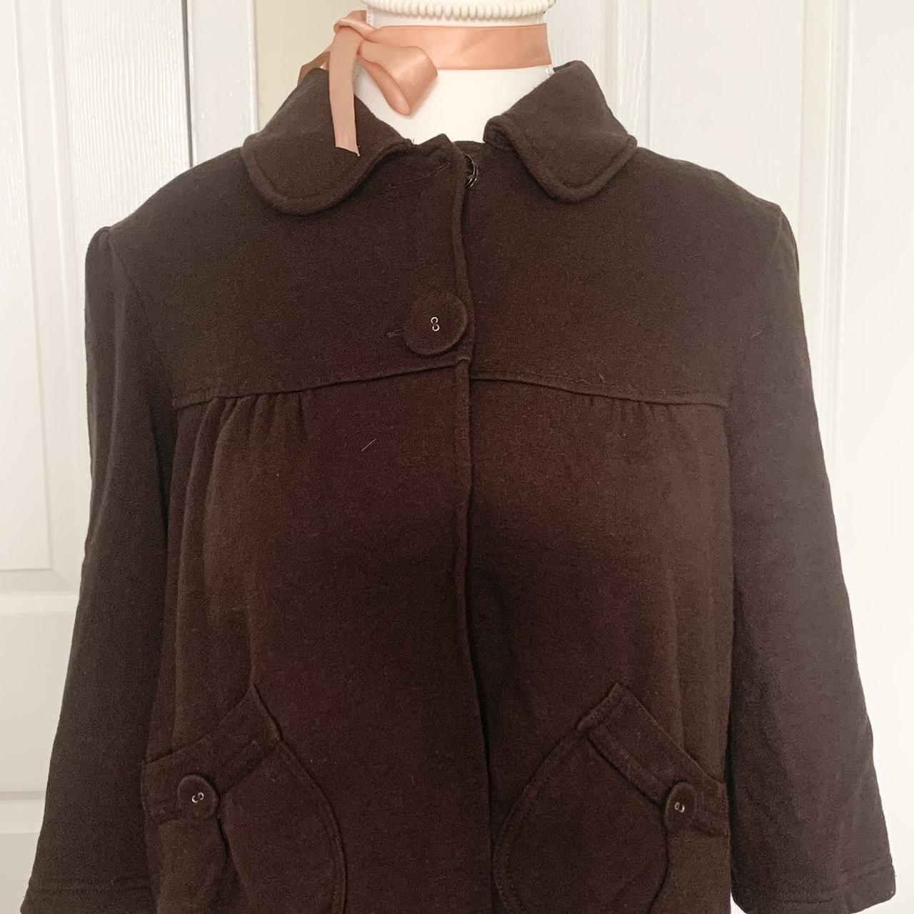 Miss Lili Brown Sweater / Light Overcoat ♡ Baby... - Depop