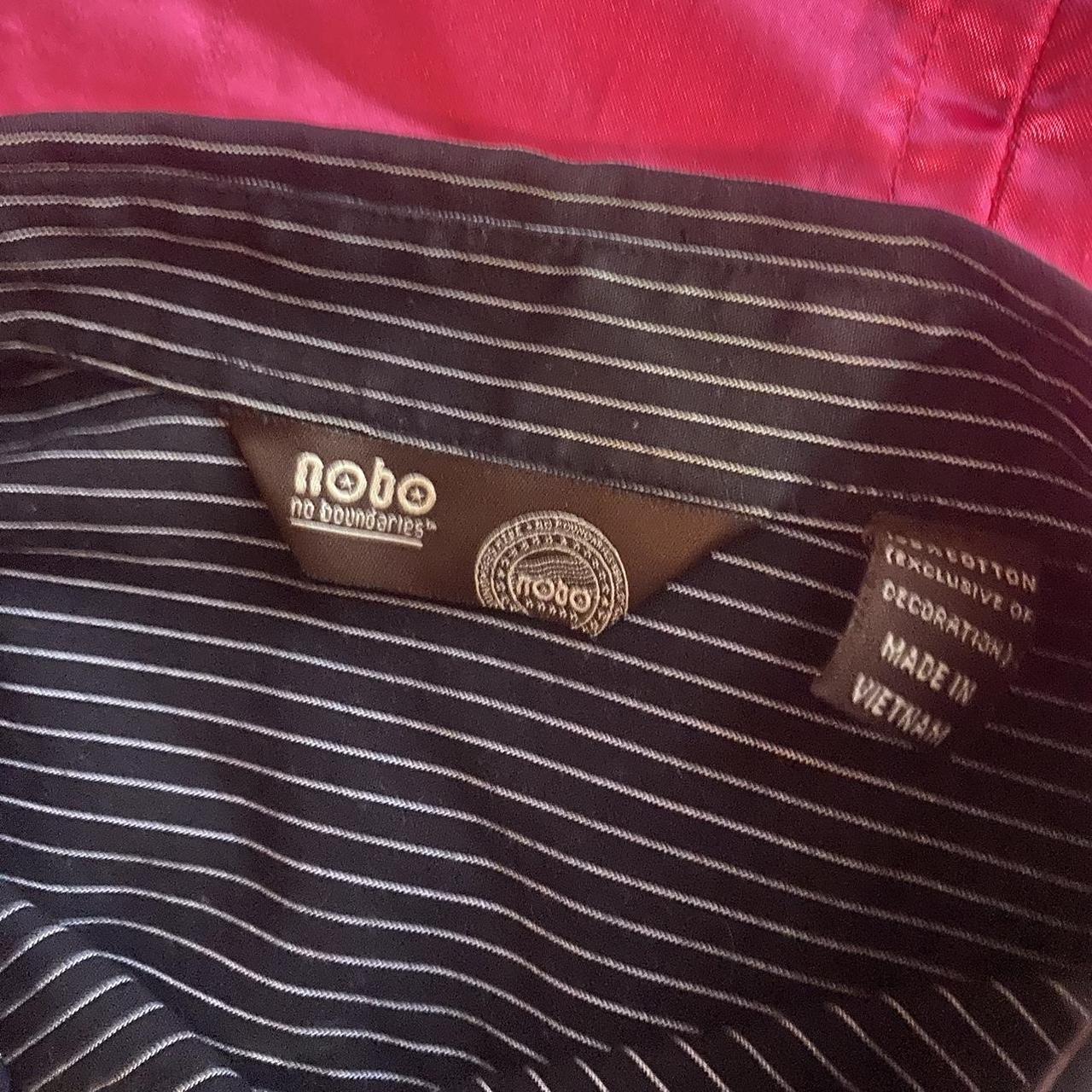 nobo (no boundaries) men’s button up shirt size... - Depop