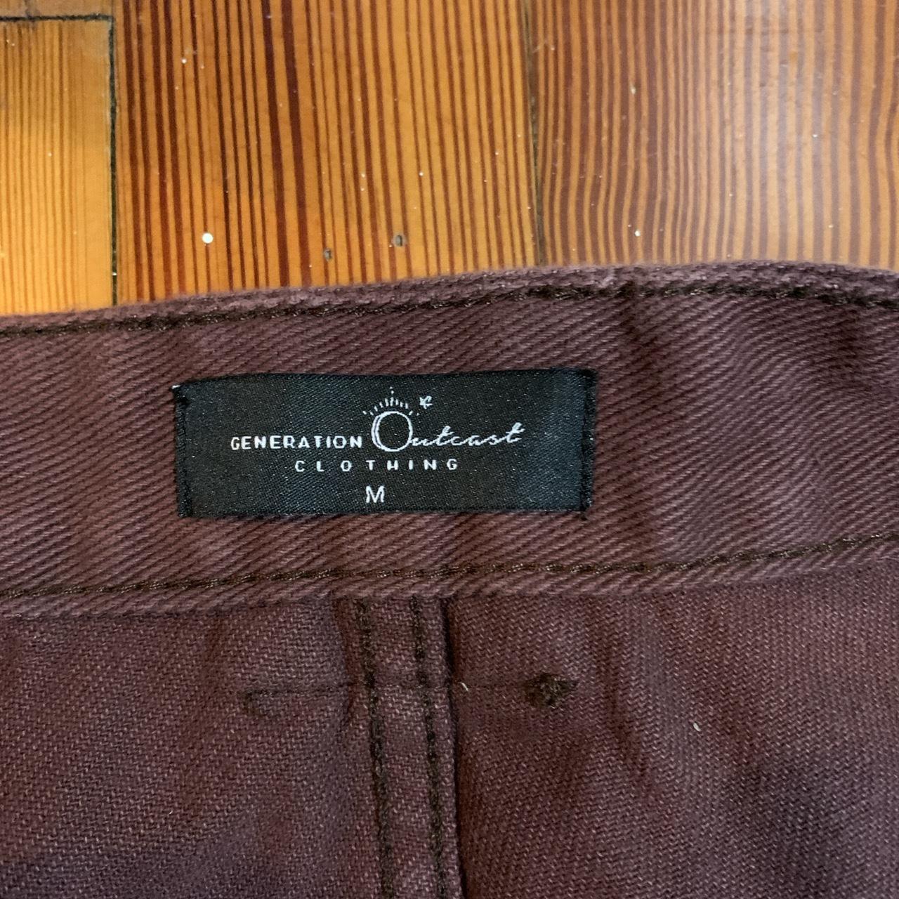 generation outcast size medium brown cargo pants i’m... - Depop