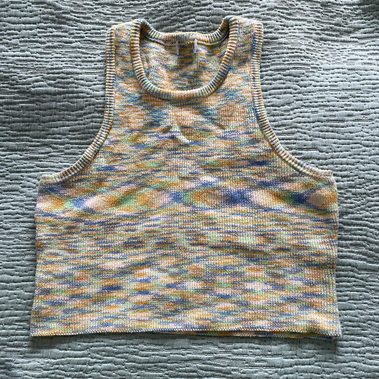 Ghanda knit crop top Only worn a handful of times,... - Depop