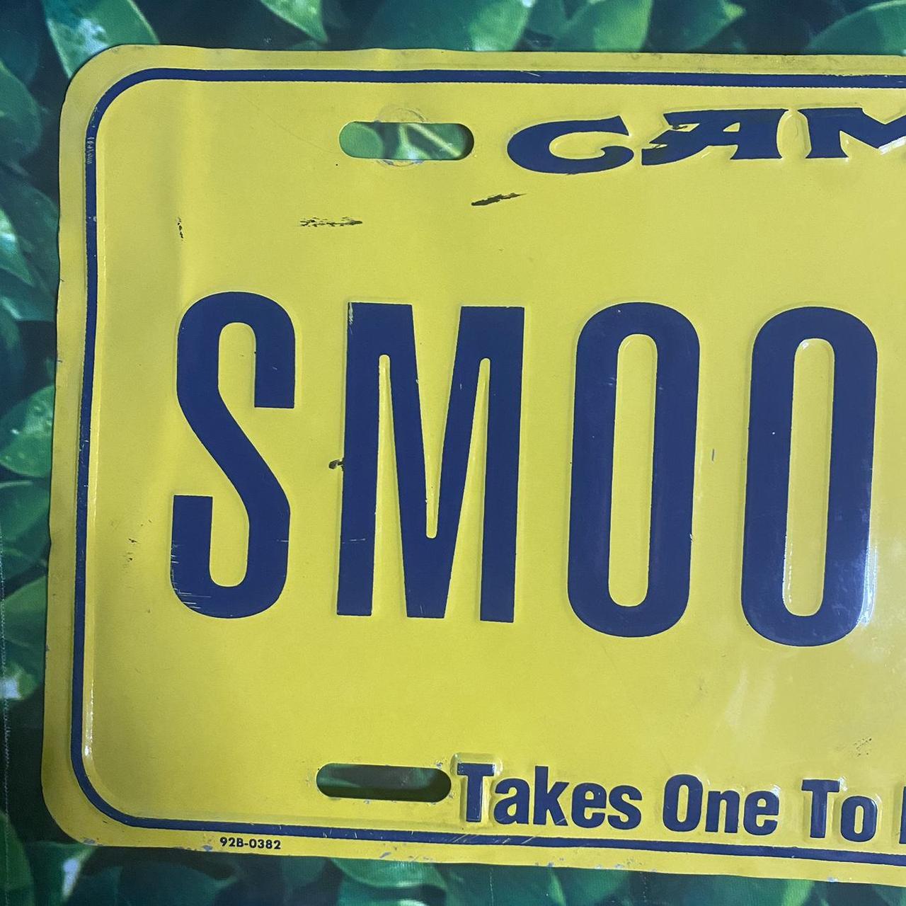 Vintage 1990’s Joe Camel License Plate “SMOOTH🐪1” ... - Depop