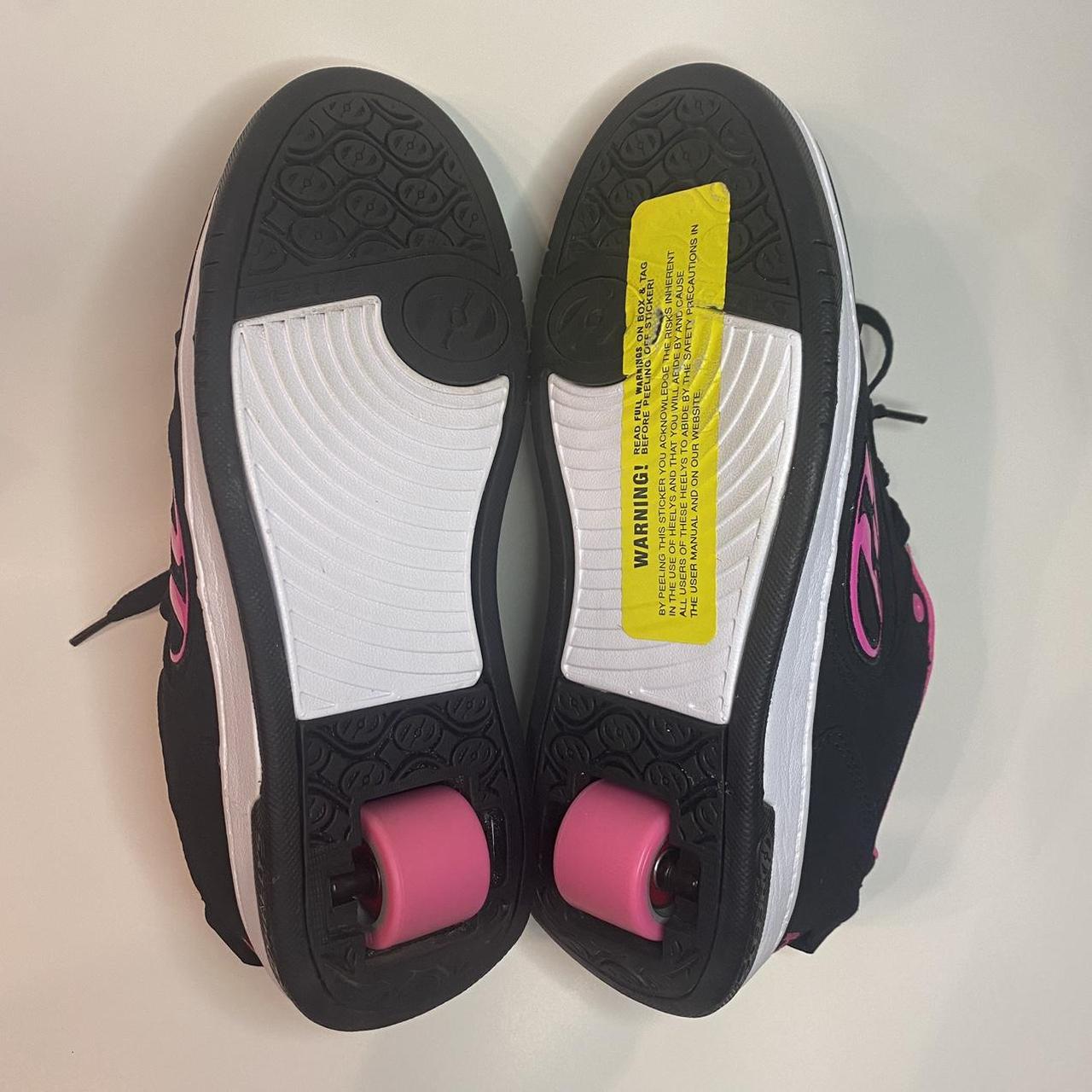 Woman’s Size 7 Heely Pink / Black. Never Used. With... - Depop