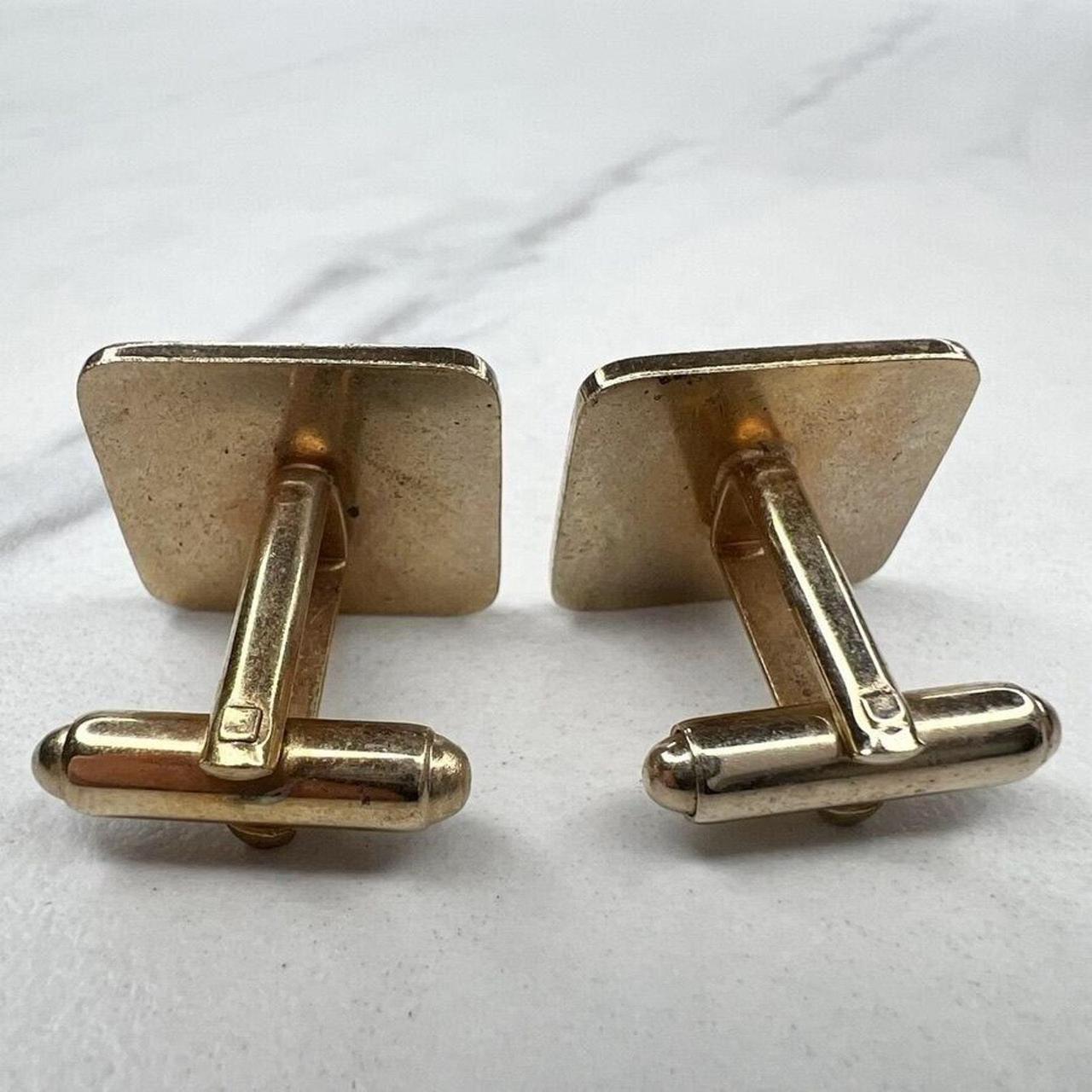 Vintage Gold Tone Floral Vine Scroll Engraved Etched... - Depop