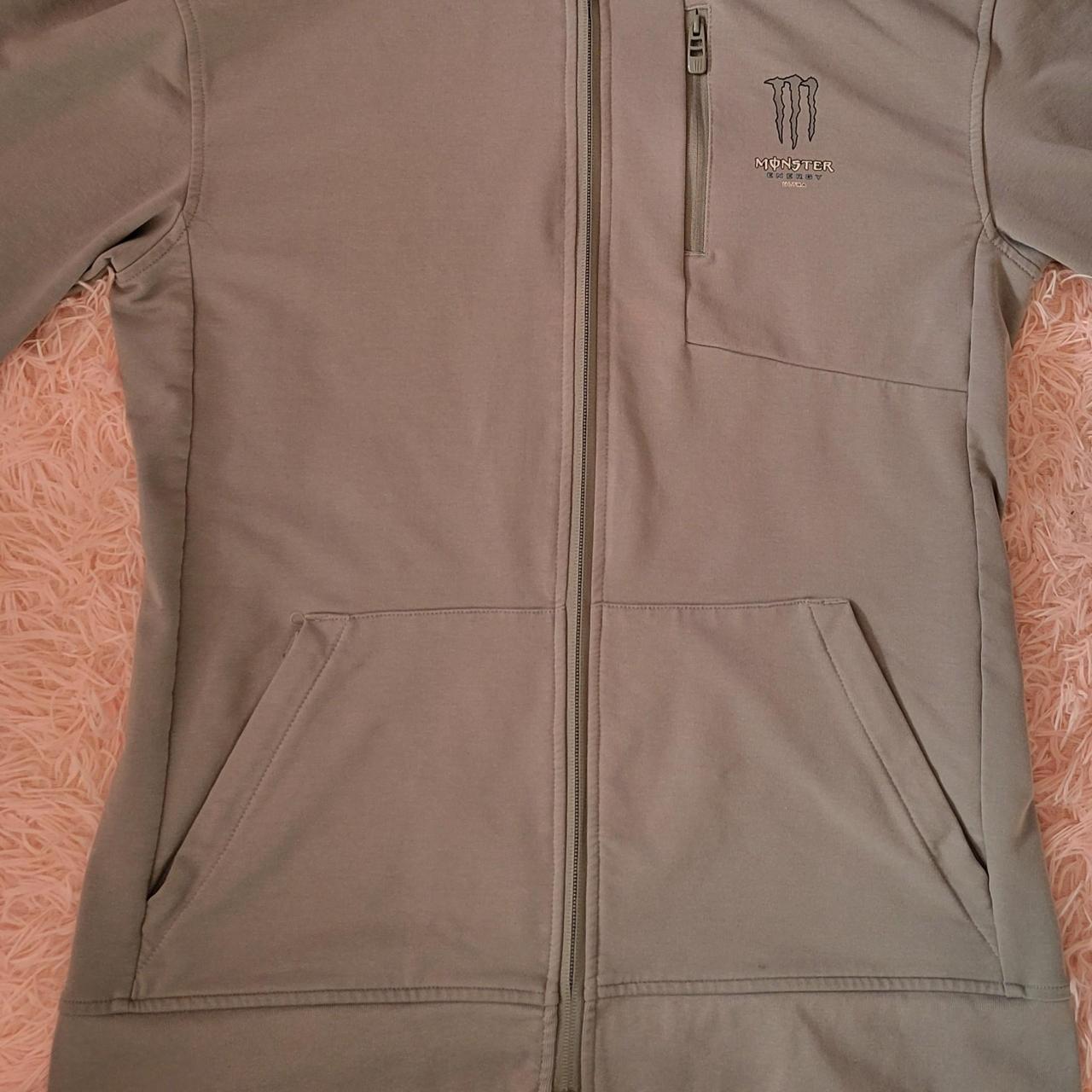 Rare Grey Monster Energy Zip Up Jacket! ♡... | Depop