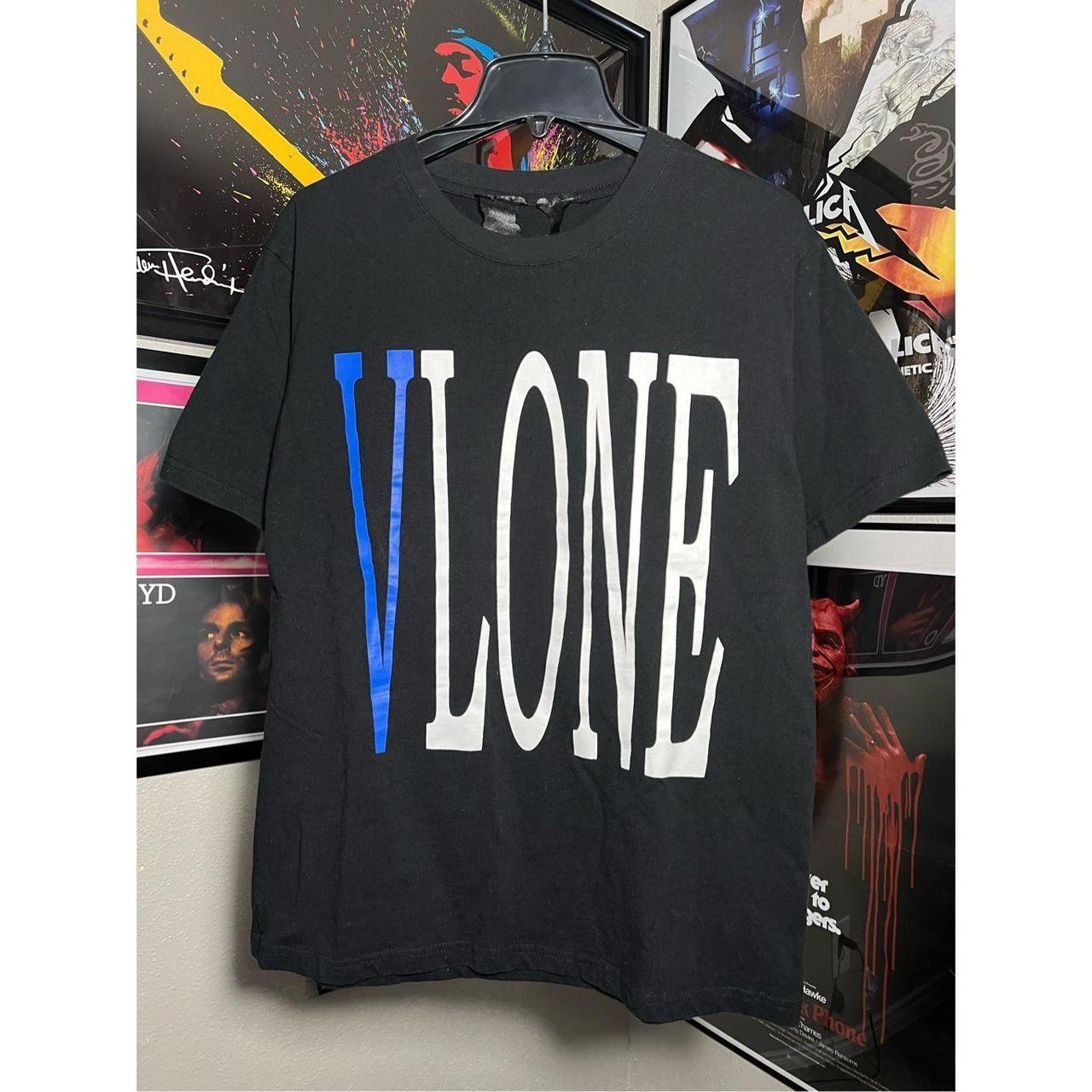 Vlone Classic Stamp Logo Snake Tee No notable... | Depop