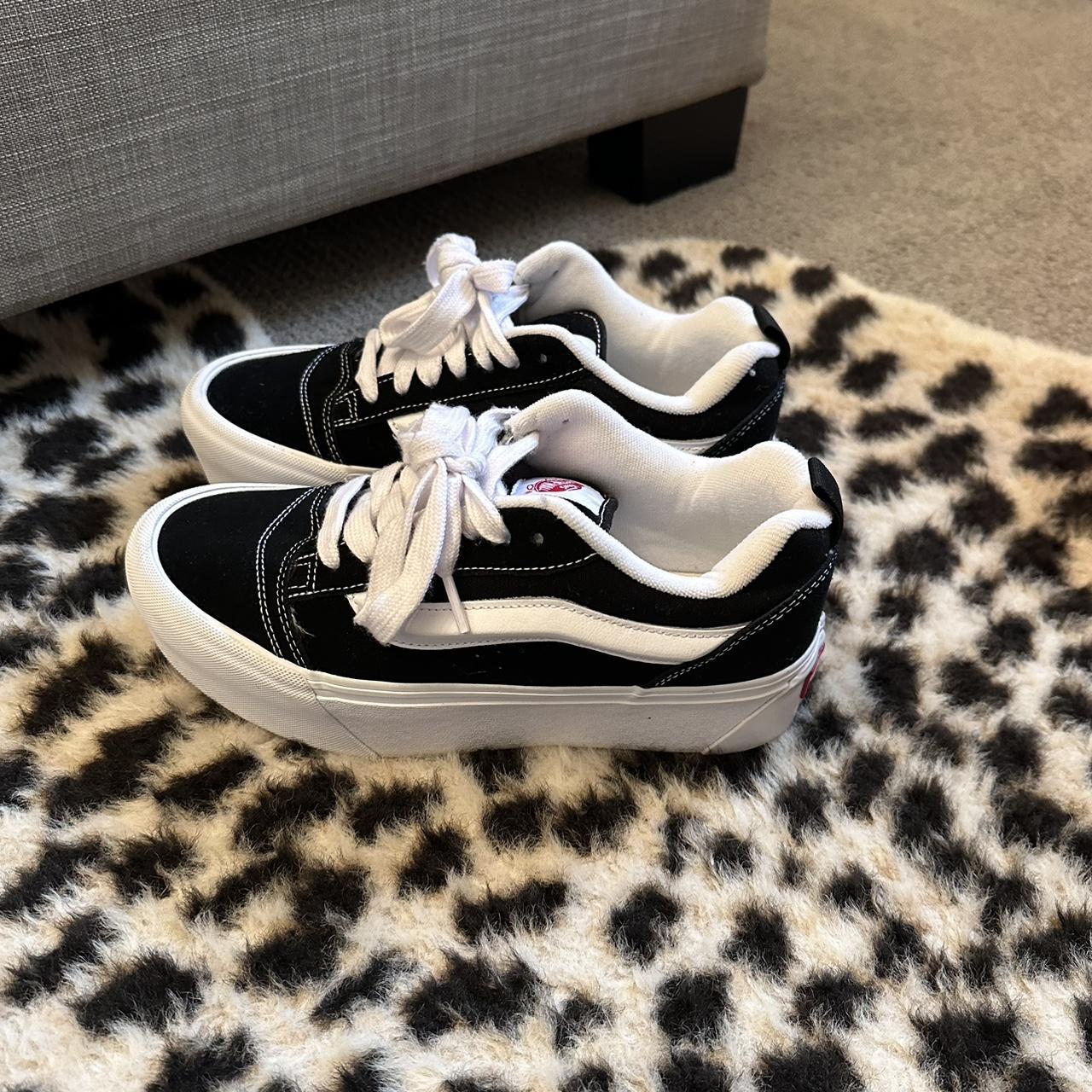 Vans knu stack! Platform Worn once! No... - Depop