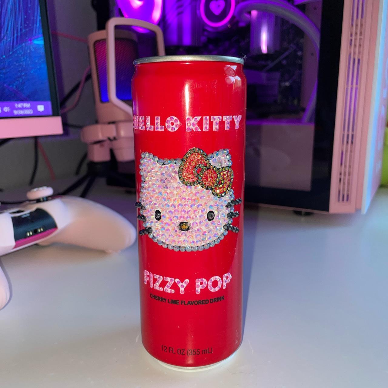 Rhinestoned Hello Kitty Fizzy Pop Can Fun... - Depop