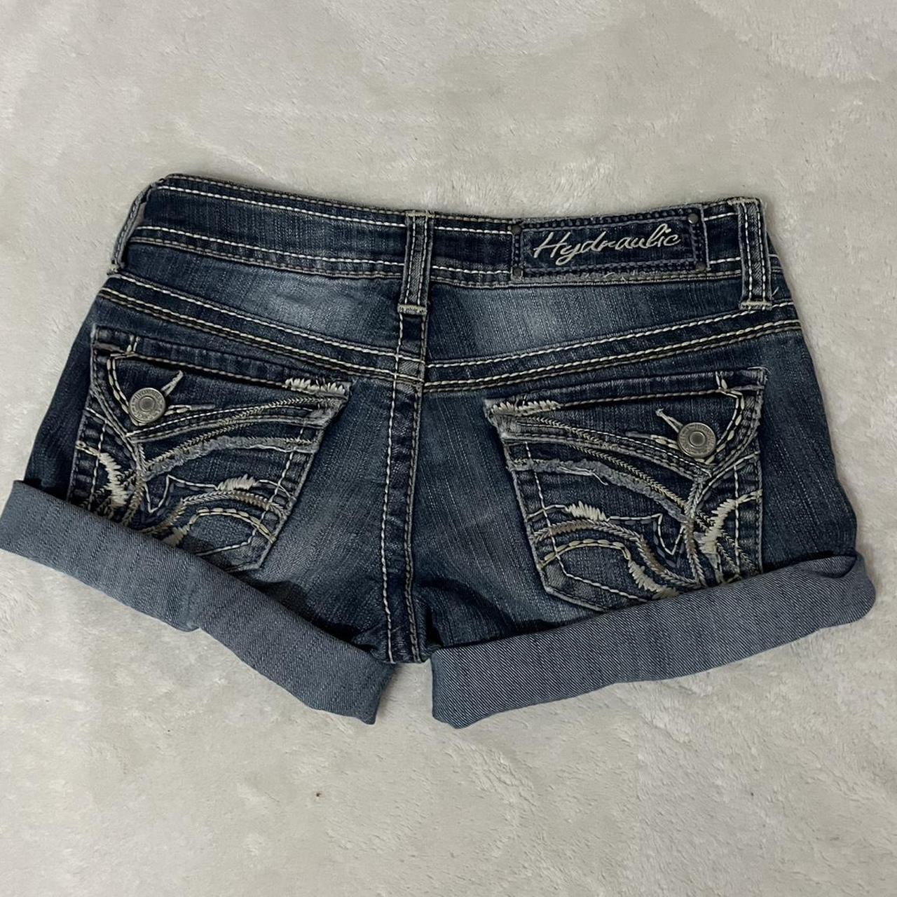 HYDRAULIC SHORTS ULTRA LOW RISE MICRO SHORTS vintage... | Depop