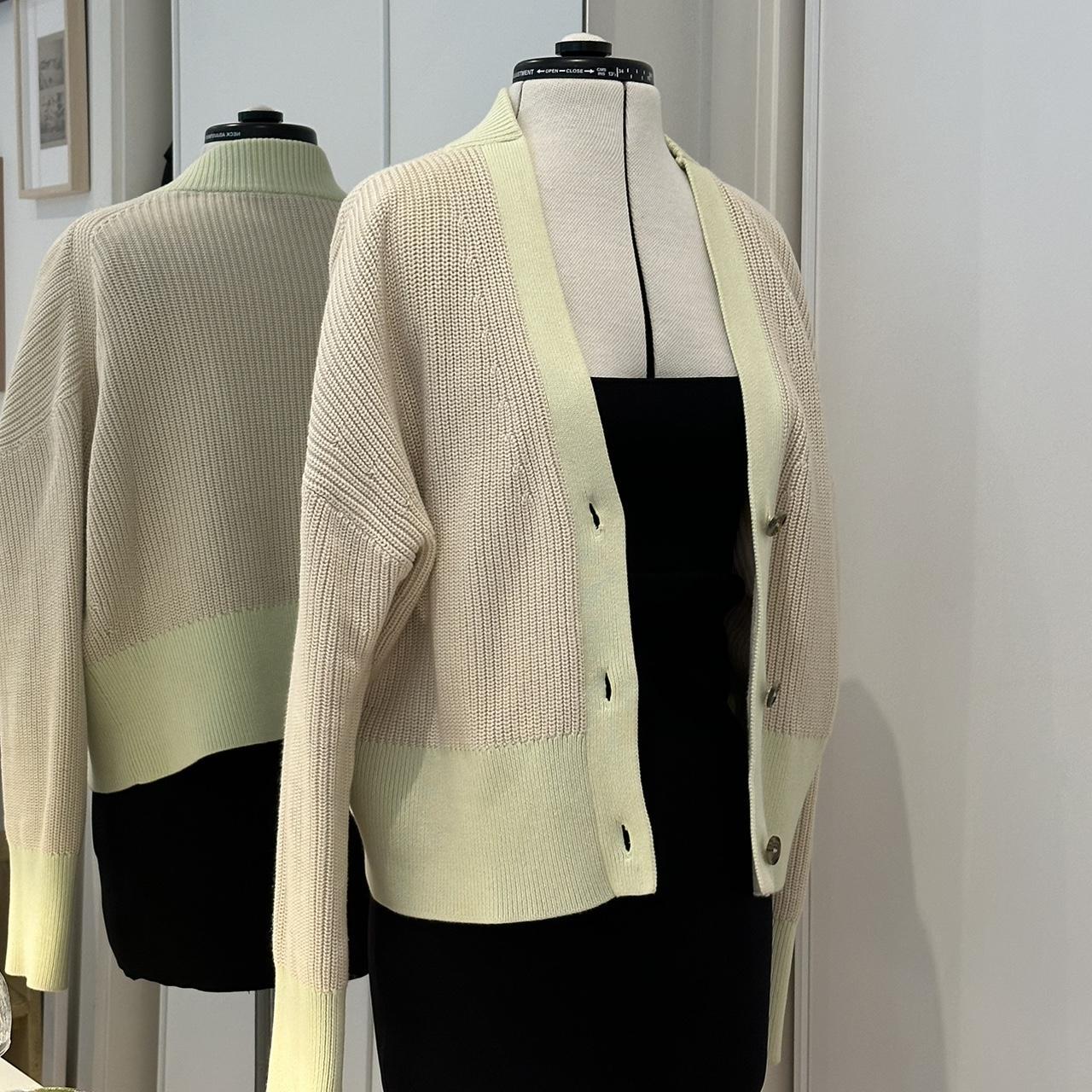 COS knit cropped cardigan Excellent condition... - Depop