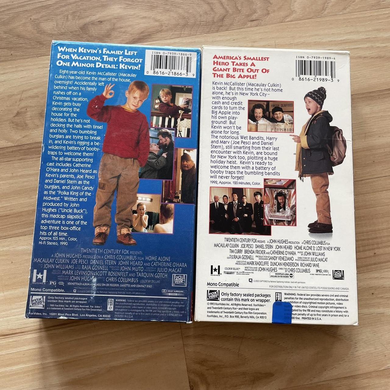 Home Alone 1 & 2 VHS double feature bundle... | Depop