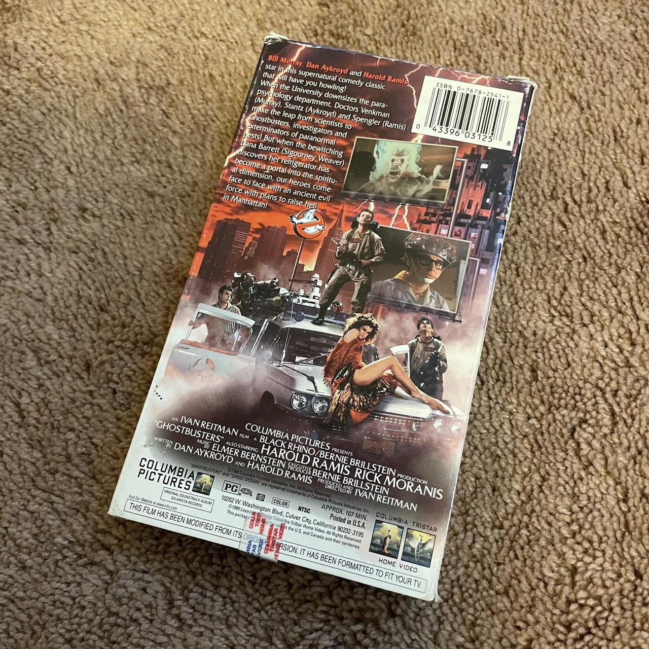 Ghostbusters VHS tape #Ghostbusters #VHS bill murray... - Depop