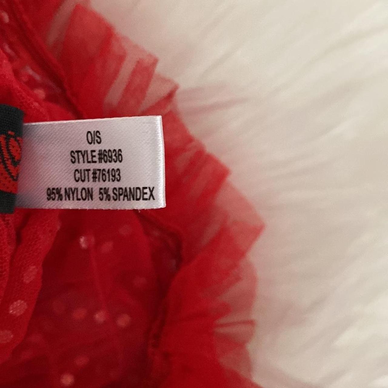 Risqué red sparkle nighty Risqué Sz O/S Fits... - Depop