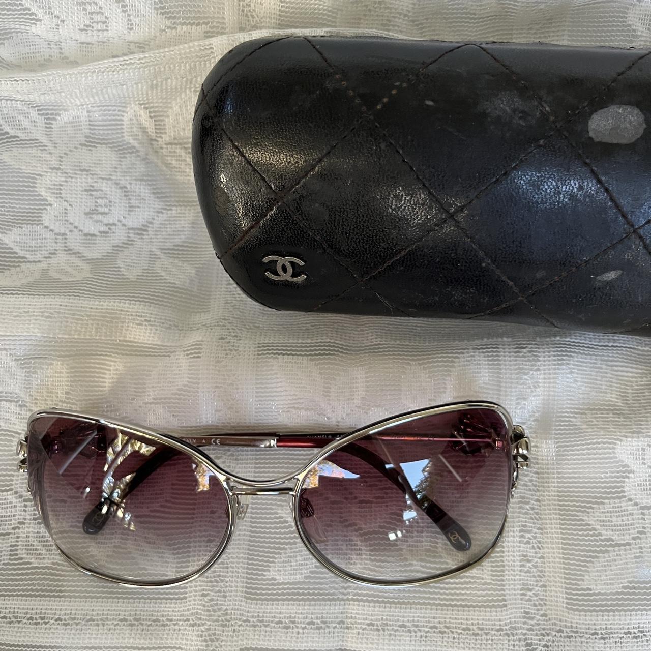Vintage Chanel Coco Mark Matelasse Sunglass 🌞 GP x | Depop Vintage Chanel Coco Mark Matelasse Sunglass 🌞 GP x | Depop