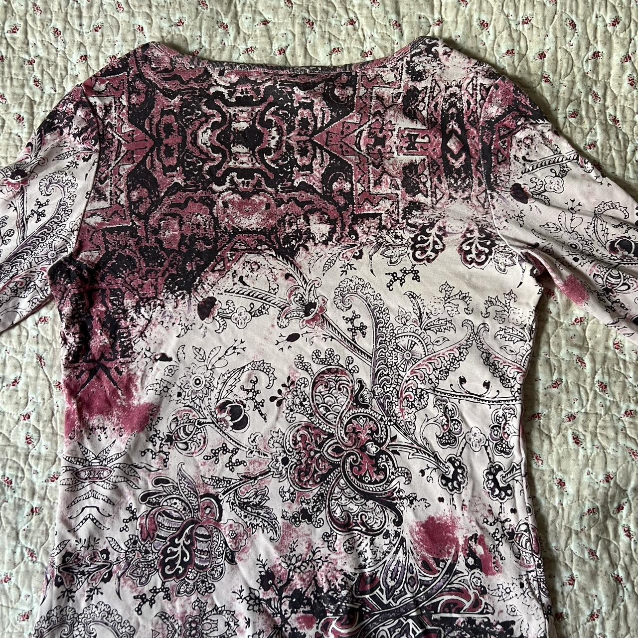 beautiful 3/4 y2k target long sleeve ‿ size... - Depop