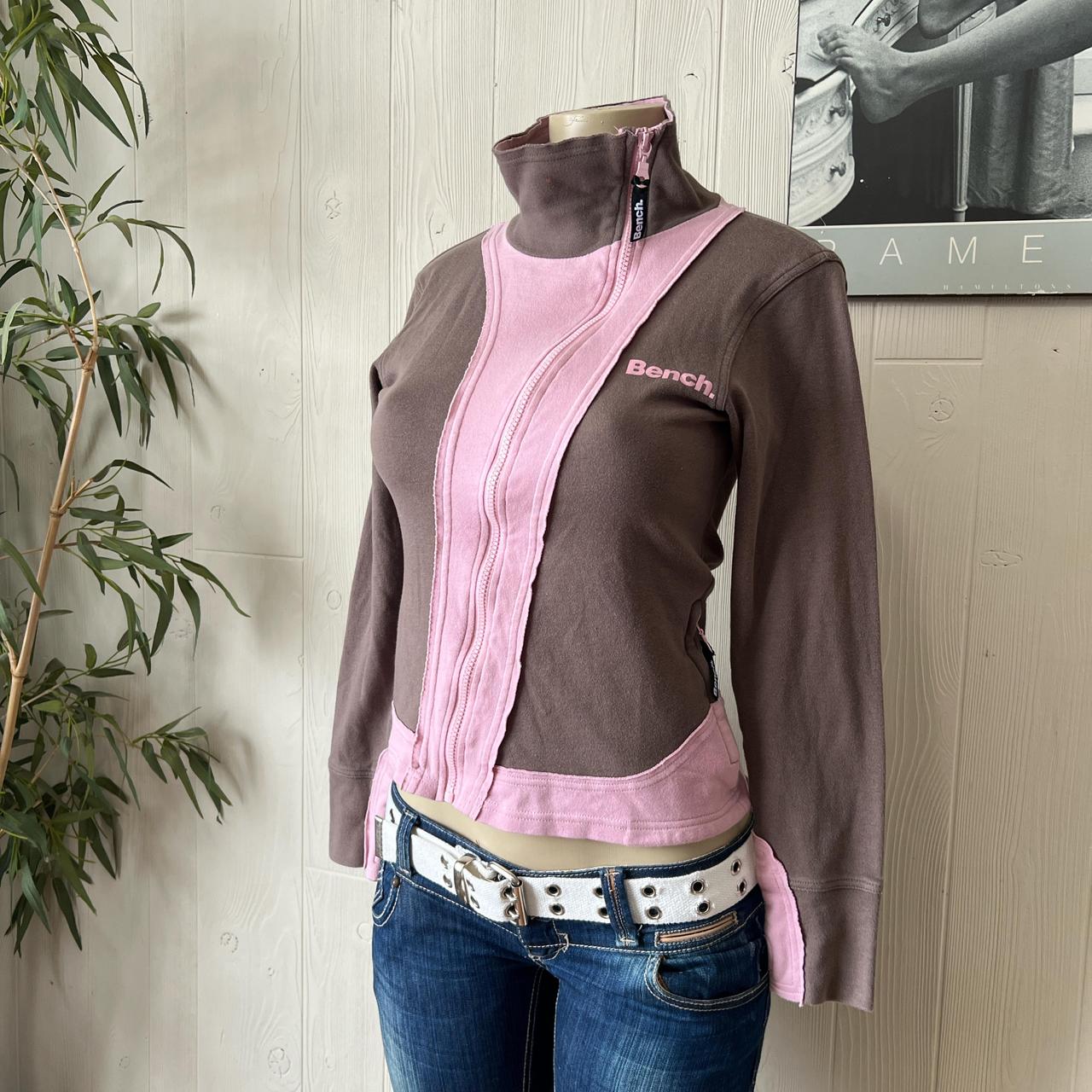 Bench strawberry chocolate zip up 💕🤎 Size: tag says... - Depop