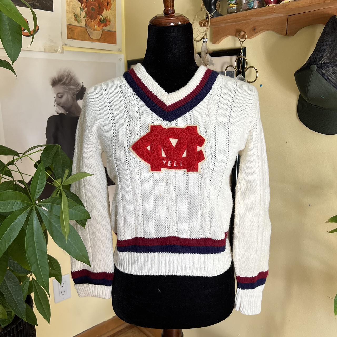 vintage 50’s cheerleading sweater ♡ free shipping!... - Depop