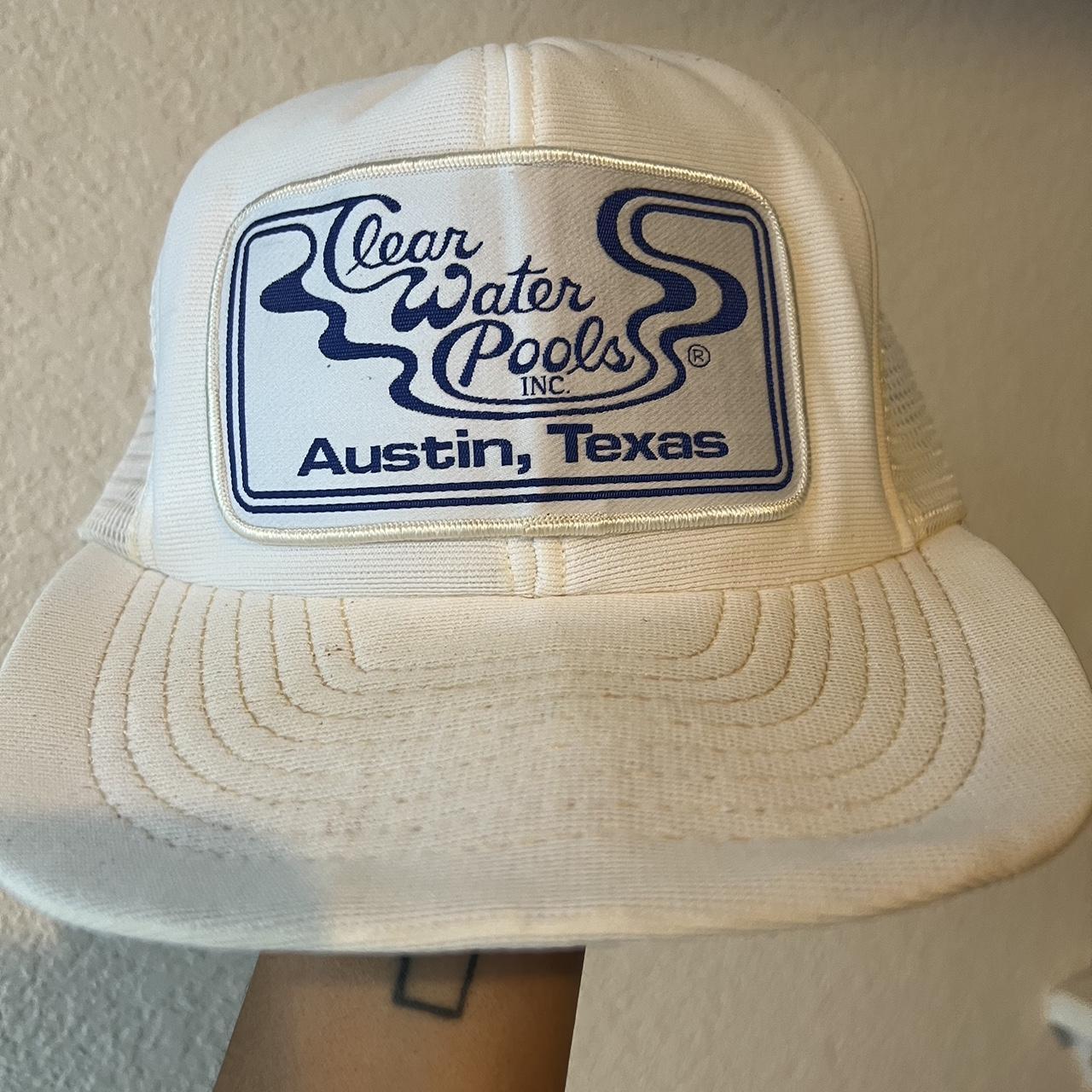 80s Clear Water Pools Inc. Austin Texas white and... | Depop